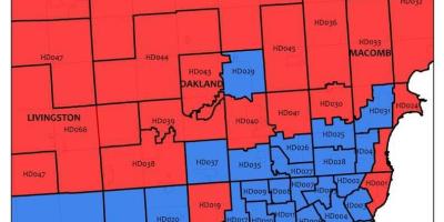 Detroit mapa Mapas de Detroit (Michigan, estados UNIDOS)